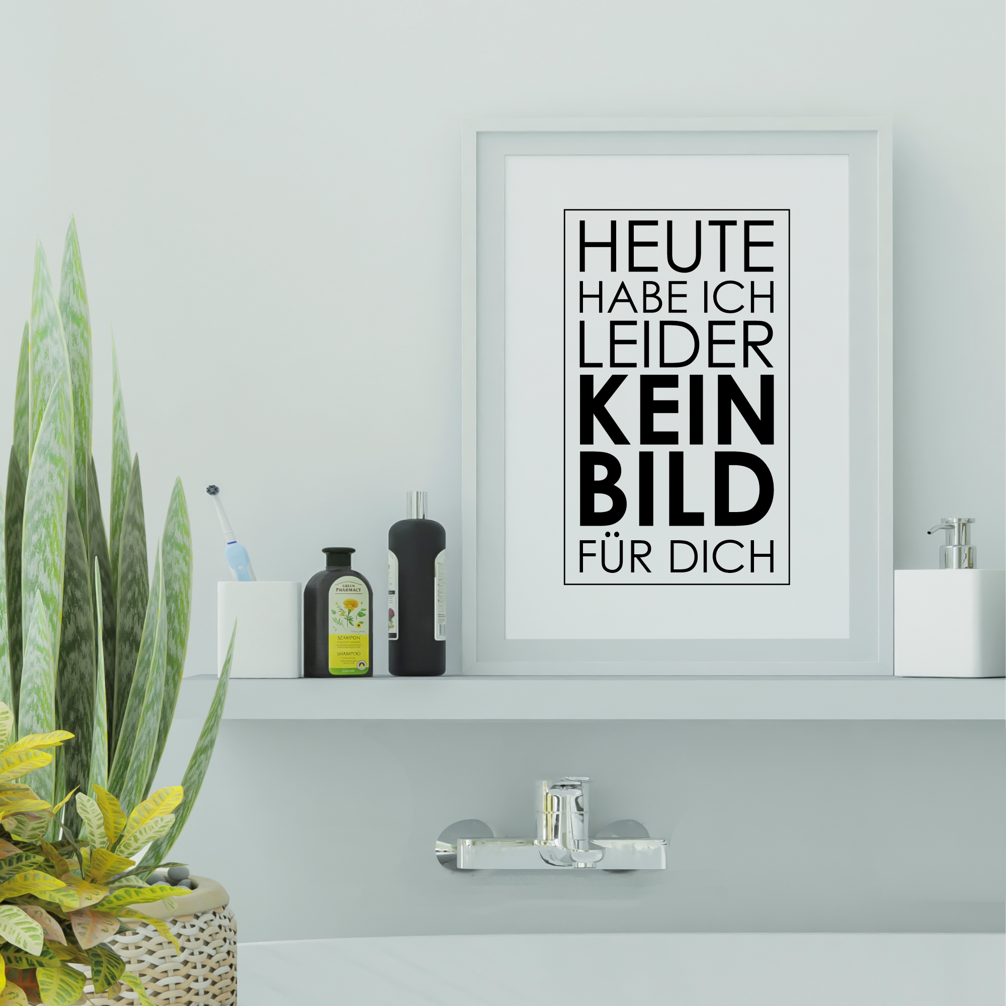 Poster - Kein Bild für dich | Watt'n Kram